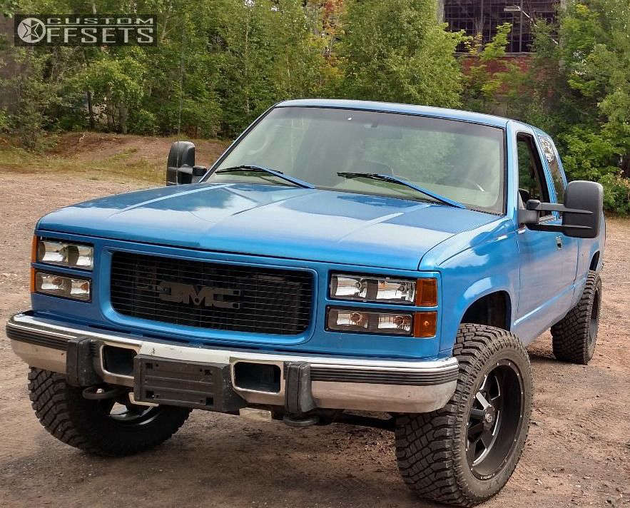 1996 GMC K2500 with 20x10 -25 Vision ARC and 33/12.5R20 Atturo Trail ...