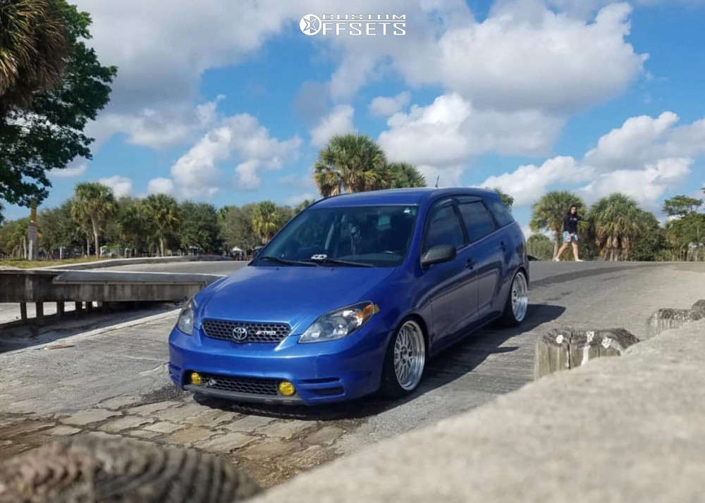 2003 Toyota Matrix with 18x9.5 35 ESR Sr05 and 225/40R18 Achilles Atr ...