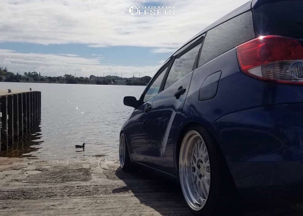 2003 Toyota Matrix with 18x9.5 35 ESR Sr05 and 225/40R18 Achilles Atr ...