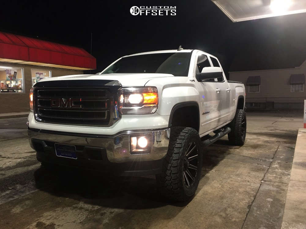 2015 GMC Sierra 1500 with 20x10 -18 Fuel Contra and 35/12.5R20 ...