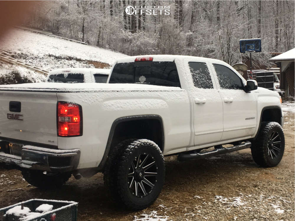 2015 GMC Sierra 1500 with 20x10 -18 Fuel Contra and 35/12.5R20 ...