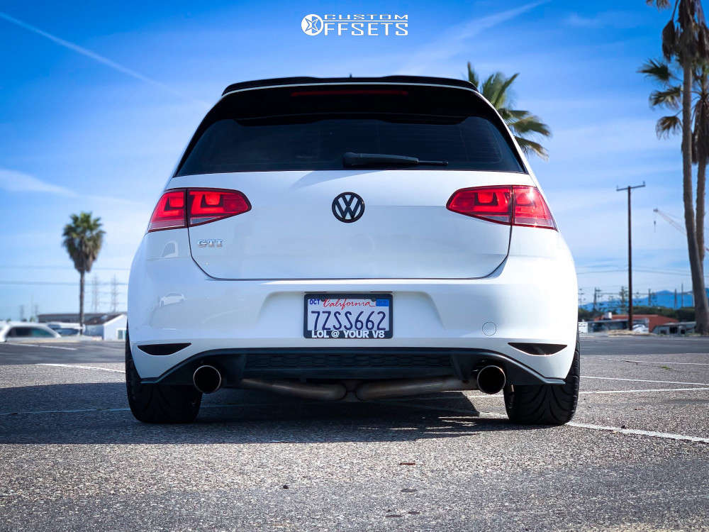 2015 Volkswagen GTI with 18x8.5 45 Neuspeed Rse122 and 235/40R18 ...