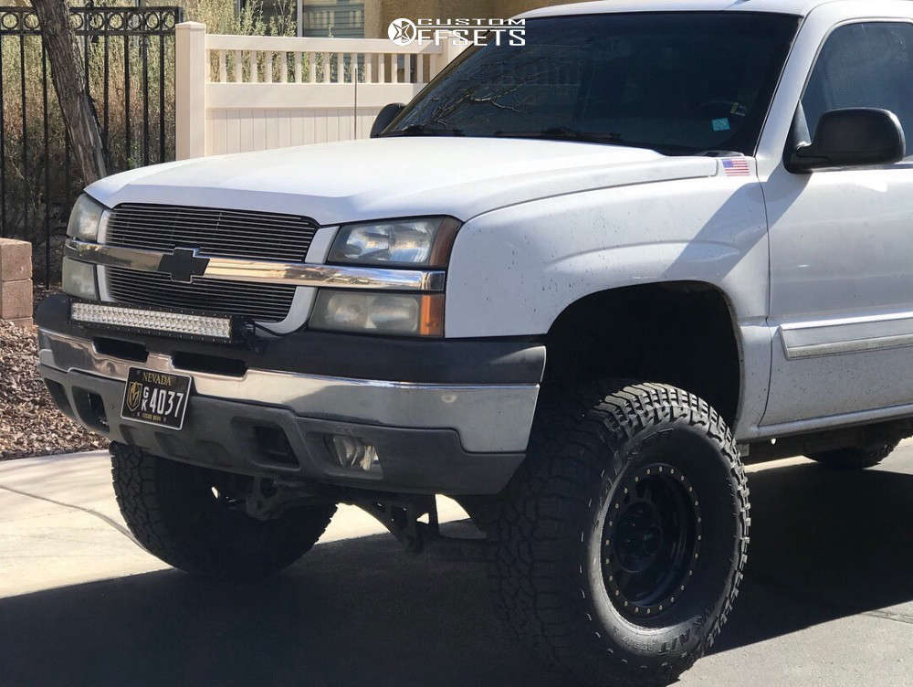 2003 Chevrolet Silverado 1500 with 16x8 0 Method Nv and 315/75R16 ...