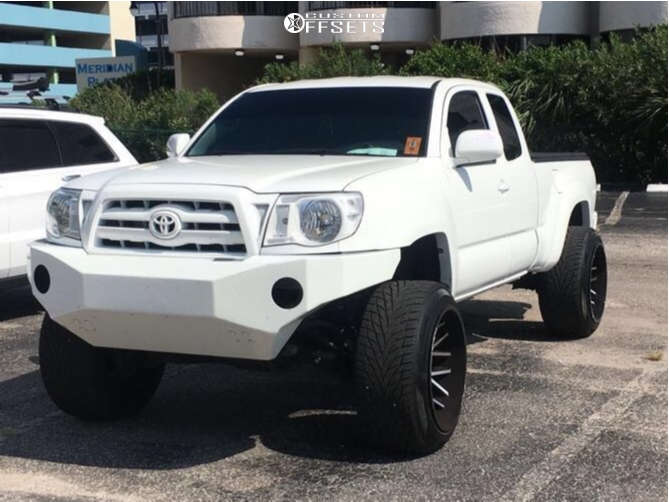 2009 Toyota Tacoma with 20x12 -44 Dropstars 654mb and 275/55R20 Toyo ...