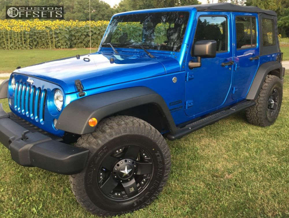 2016 Jeep Wrangler with 17x9 -12 XD Xd775 and 285/70R17 Kanati Trail ...