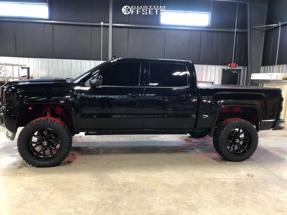 2015 GMC Sierra 1500 with 22x10 -25 Hostile Rage and 35/12.5R22 Nitto ...