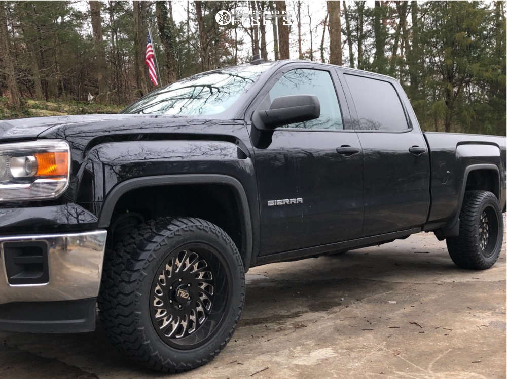 2014 GMC Sierra 1500 with 20x10 -25 Cali Offroad Switchback and 285 ...