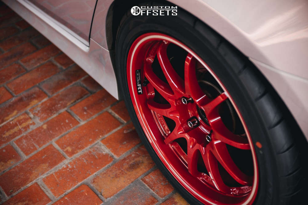 2005 Acura TSX with 17x9.5 45 Volk CE28RT and 255/40R17 Yokohama Advan ...