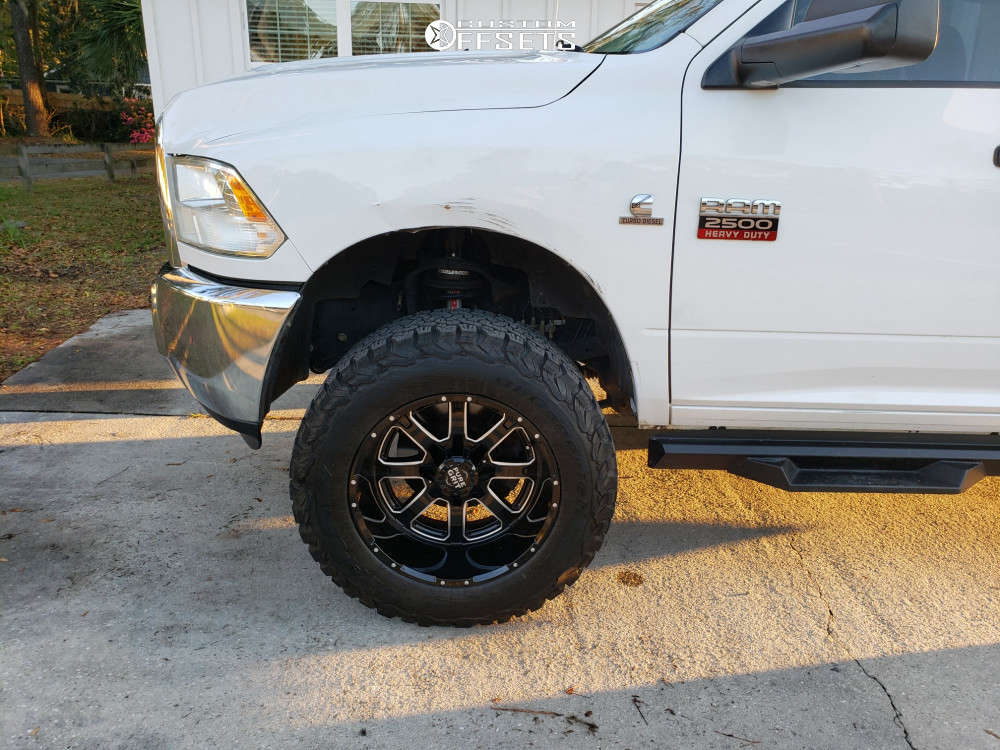 2012 Ram 2500 with 20x12 -44 Pure Grit Grit and 35/12.5R20 BFGoodrich ...