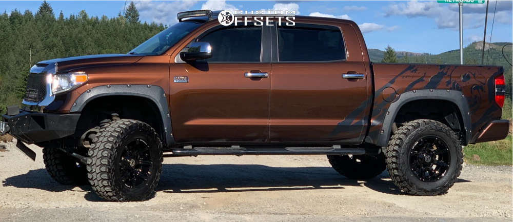 2017 Toyota Tundra with 20x10 -24 Anthem Off-Road Defender and 37/13 ...