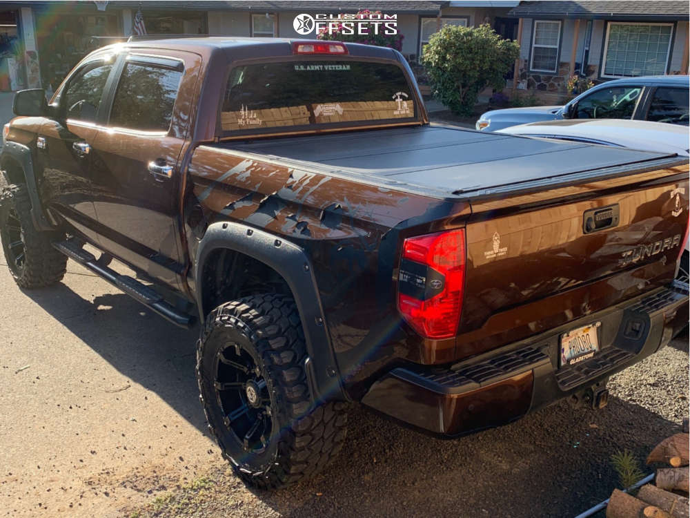 2017 Toyota Tundra with 20x10 -24 Anthem Off-Road Defender and 37/13 ...