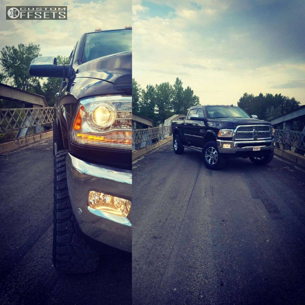2016 Ram 2500 with 20x9 0 Hostile Knuckles and 295/65R20 Cooper ...