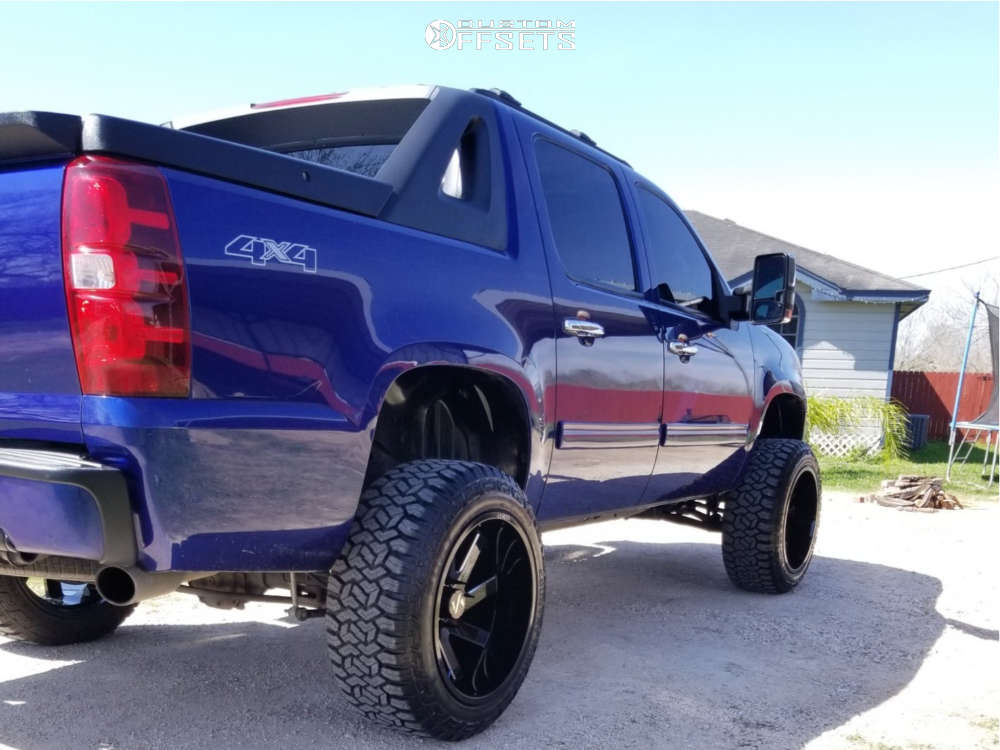 2010 Chevrolet Avalanche with 22x12 -51 ARKON OFF-ROAD Lincoln and 35/ ...