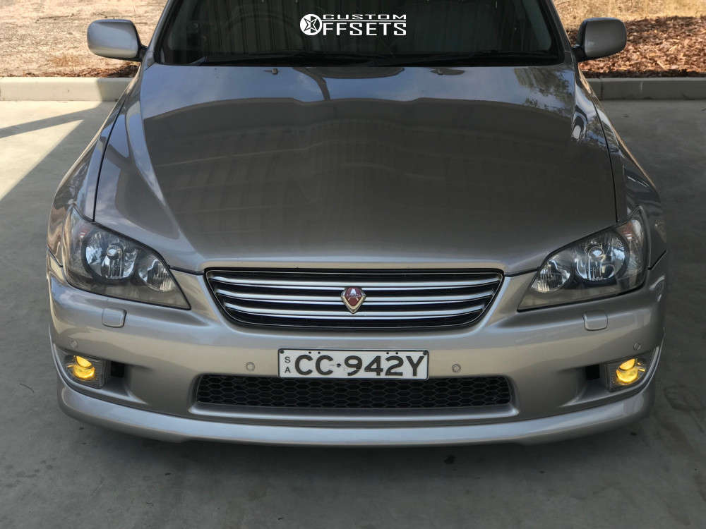 2003 Lexus IS300 with 17x8 35 Enkei RPF1 and 215/45R17 Bridgestone ...