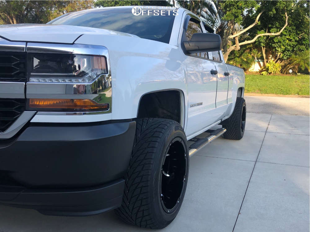 2018 Chevrolet Silverado 1500 with 20x12 -51 Vision Prowler and 305 ...