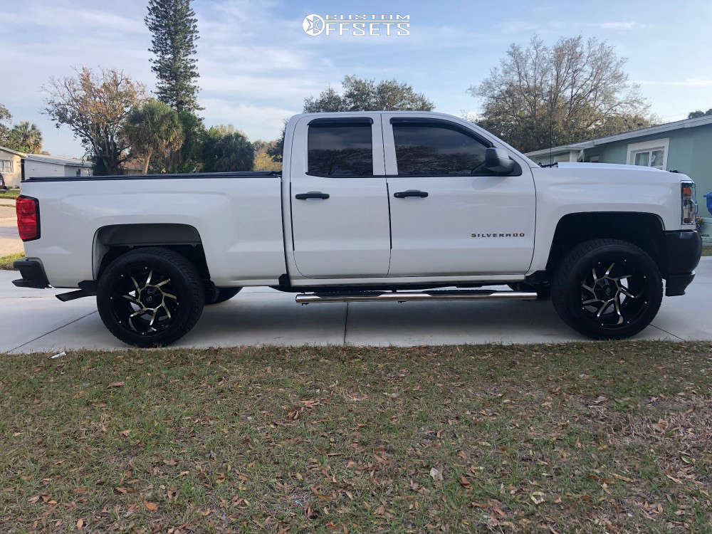 2018 Chevrolet Silverado 1500 with 20x12 -51 Vision Prowler and 305 ...