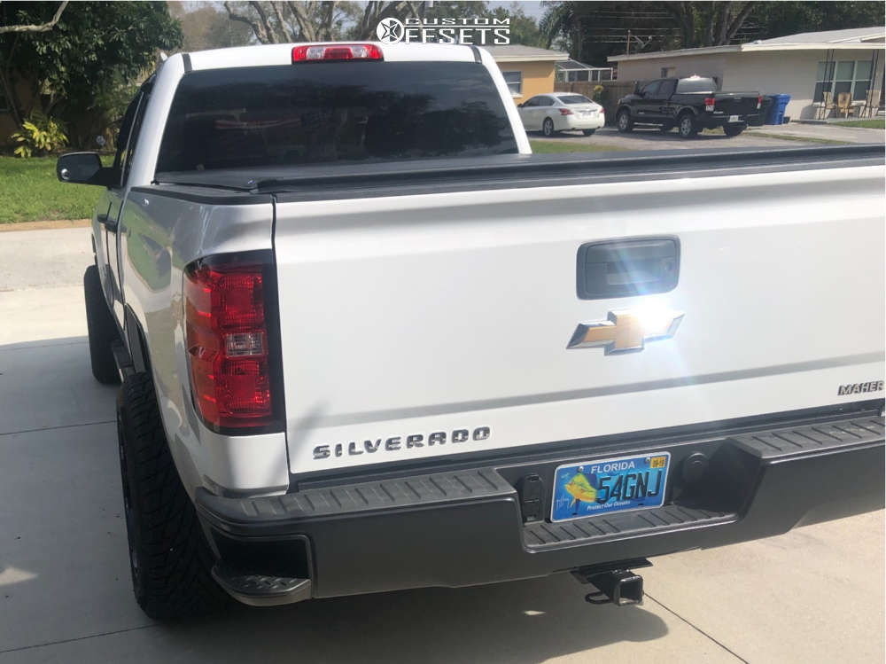 2018 Chevrolet Silverado 1500 with 20x12 -51 Vision Prowler and 305 ...