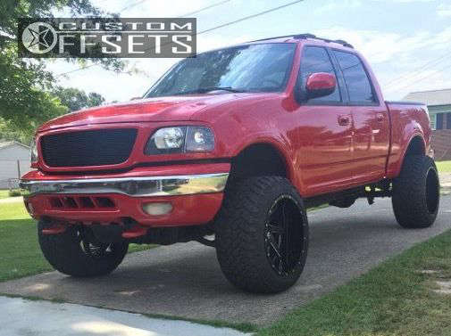 2001 Ford F-150 with 22x14 -70 Fuel Renegade and 325/50R22 Nitto Trail ...