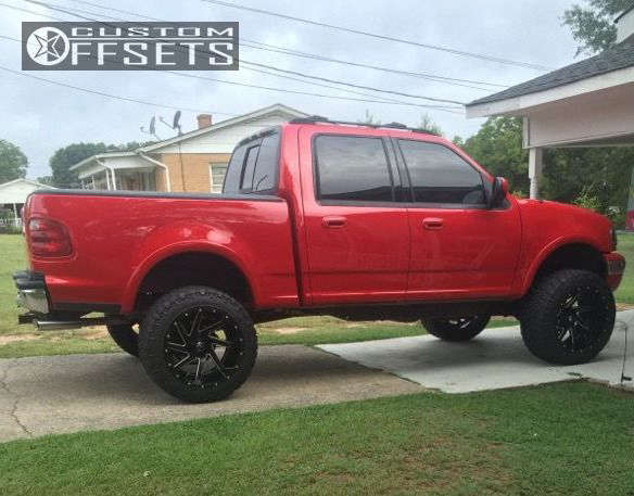 2001 Ford F-150 with 22x14 -70 Fuel Renegade and 325/50R22 Nitto Trail ...
