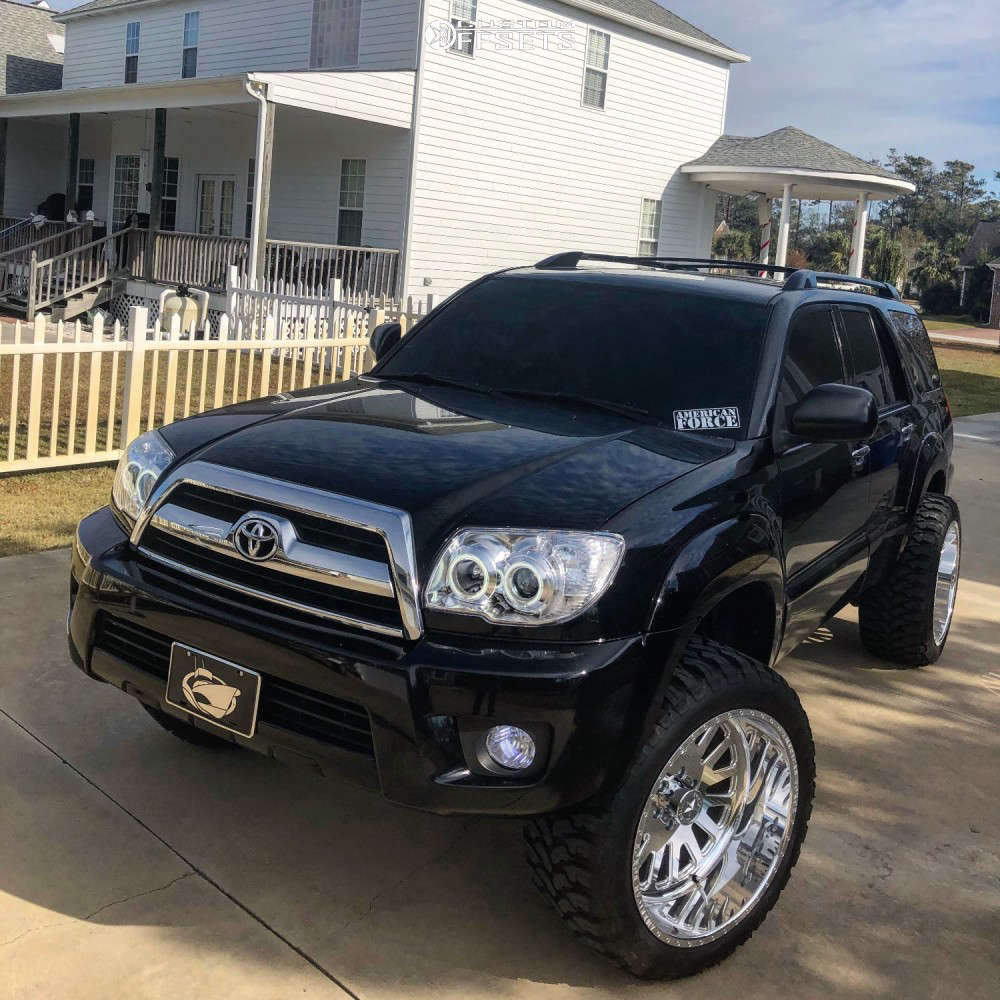 2007 Toyota 4Runner with 22x12 -44 American Force Atom Ss and 33/12 ...