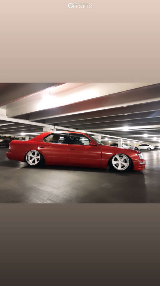 1995 Lexus LS400 with 18x11.5 0 Kraze Ratzinger and 215/35R18 Toyo ...