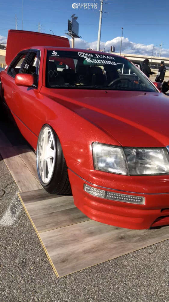 1995 Lexus LS400 with 18x11.5 0 Kraze Ratzinger and 215/35R18 Toyo ...