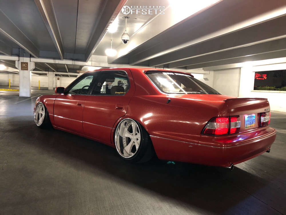 1995 Lexus LS400 with 18x11.5 0 Kraze Ratzinger and 215/35R18 Toyo ...