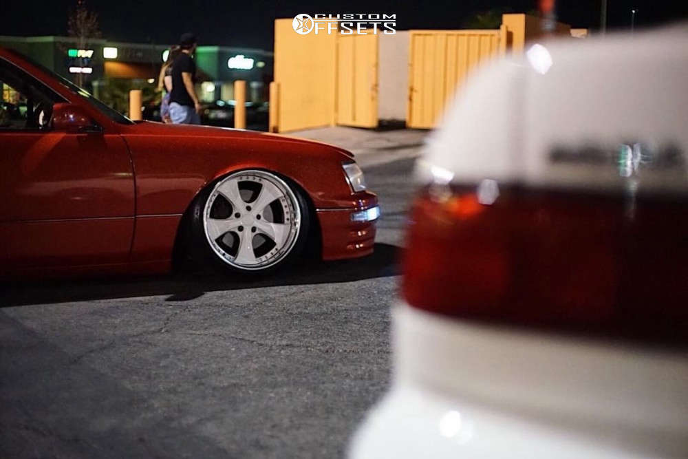 1995 Lexus LS400 with 18x11.5 0 Kraze Ratzinger and 215/35R18 Toyo ...