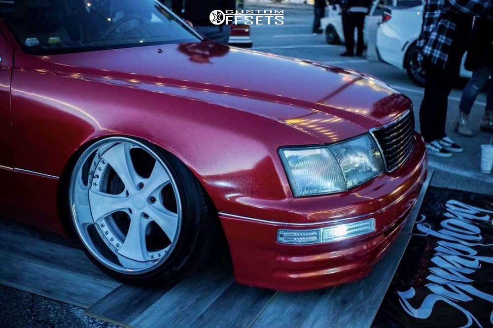 1995 Lexus LS400 with 18x11.5 0 Kraze Ratzinger and 215/35R18 Toyo ...