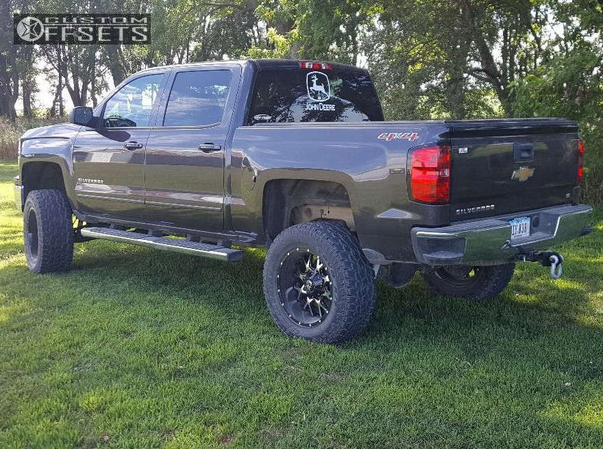 2015 Chevrolet Silverado 1500 with 20x10 -19 Dropstars 645MB and 35/12 ...