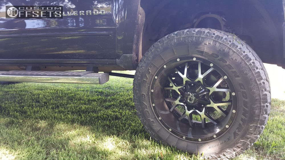 2015 Chevrolet Silverado 1500 with 20x10 -19 Dropstars 645MB and 35/12 ...