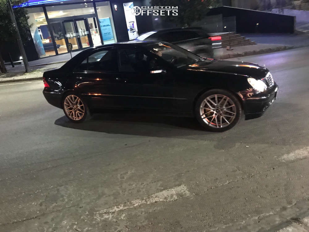 2001 Mercedes-Benz C240 with 18x8 32 Breyton Fascinate and 245/40R18 ...