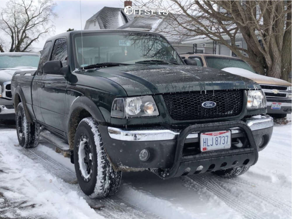2002 Ford Ranger with 16x8 Pro Comp 31 and 225/75R16 Goodyear Wrangler ...