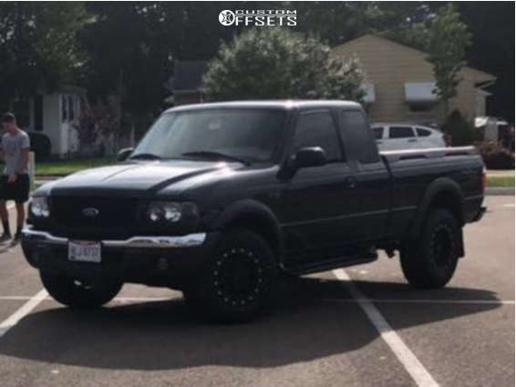 2002 Ford Ranger with 16x8 Pro Comp 31 and 225/75R16 Goodyear Wrangler ...
