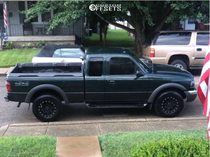 2002 Ford Ranger with 16x8 Pro Comp 31 and 225/75R16 Goodyear Wrangler ...