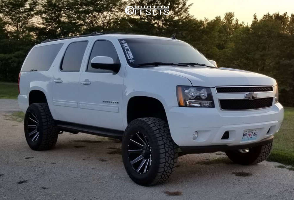2012 Chevrolet Suburban 1500 with 20x10 -18 Fuel Contra and 35/12.5R20 ...