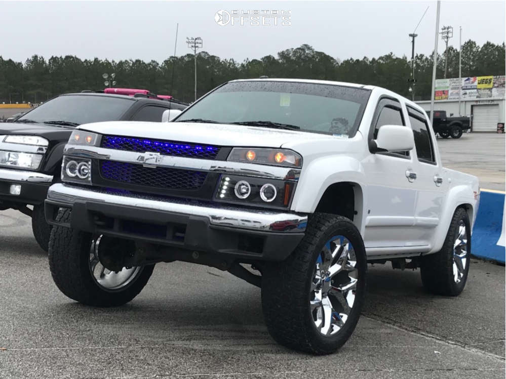 2009 Chevrolet Colorado with 22x9 32.004 OE Performance 176 and 33/12 ...