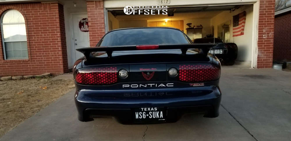 2001 Pontiac Firebird with 18x9.5 35 Miro Type 111 and 275/35R18 Riken ...