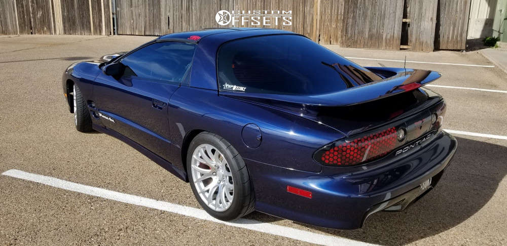 2001 Pontiac Firebird with 18x9.5 35 Miro Type 111 and 275/35R18 Riken ...
