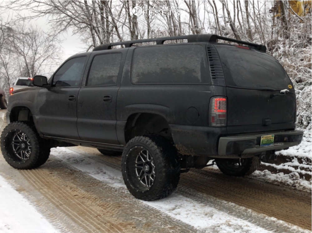 2003 Chevrolet Suburban 1500 with 22x12 -44 Hostile Sprocket and 35/12 ...