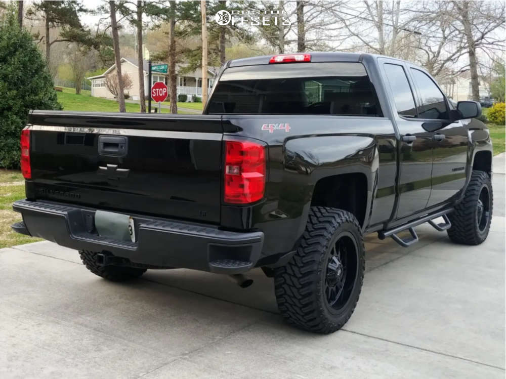 2014 Chevrolet Silverado 1500 with 20x10 -12 RBP 74R and 33/12.5R20 ...