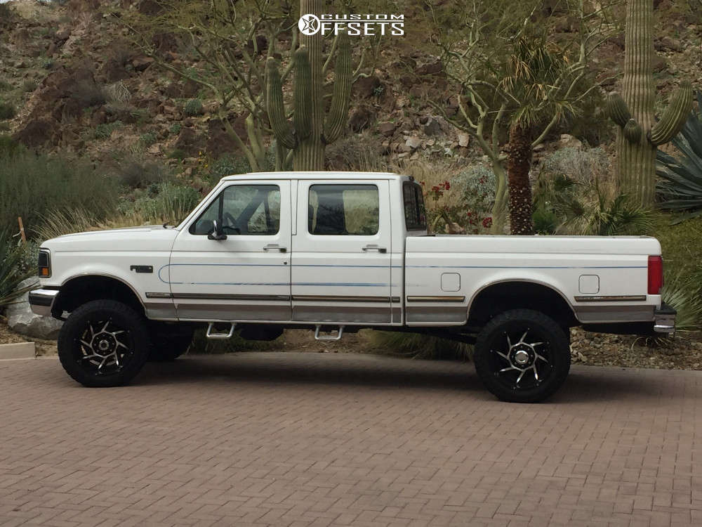 1996 Ford F-250 with 20x12 -51 Vision Prowler and 33/12.5R20 Road One ...