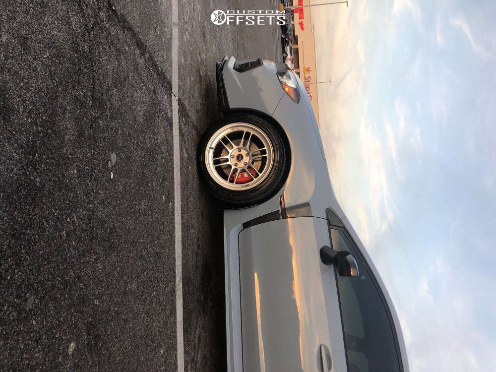 2019 Subaru WRX with 18x9.5 38 Enkei RPF1 and 255/40R18 Toyo Tires ...