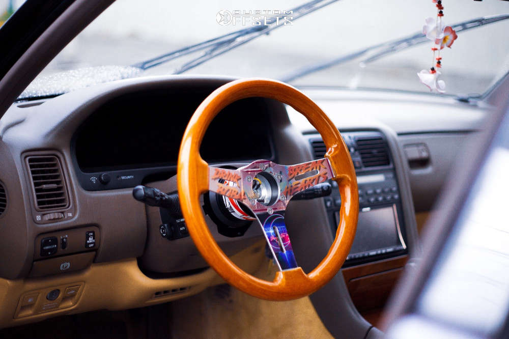 1992 Lexus LS400 with 18x9 10 Work Equip E05 and 225/40R18 Nankang NS ...