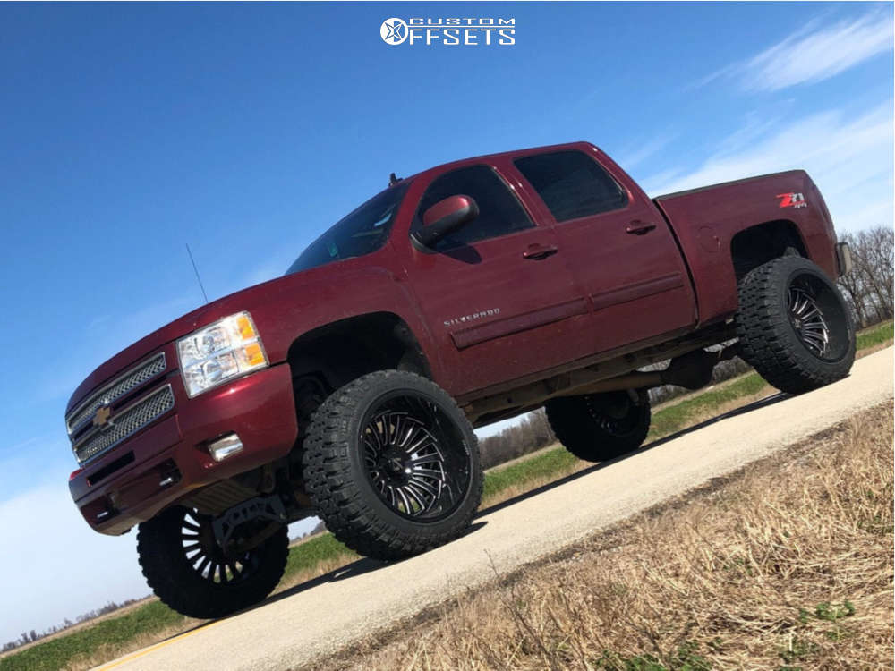 2013 Chevrolet Silverado 1500 with 24x14 -81 ARKON OFF-ROAD Alexander and 37/13.5R24 Fury ...