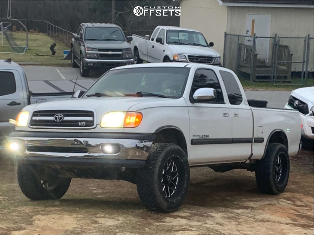 2002 Toyota Tundra with 20x10 -24 Hostile Sprocket and 285/55R20 Atturo ...