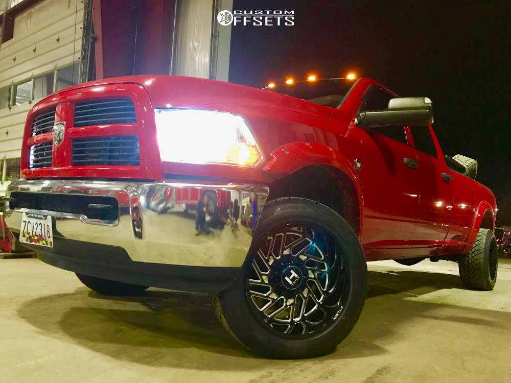 2012 Ram 3500 with 20x10 -19 Hostile Jigsaw and 305/50R20 Nitto NT420V ...