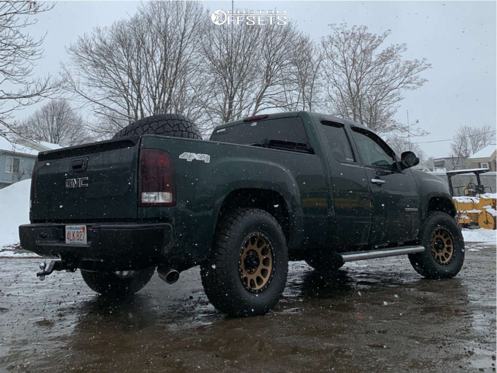 2012 GMC Sierra 1500 with 17x8.5 0 Method Nv and 285/70R17 Nitto Terra ...