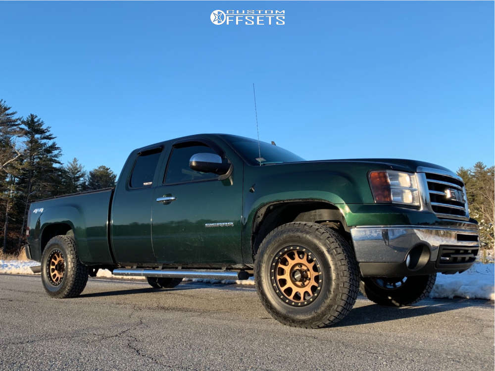 2012 GMC Sierra 1500 with 17x8.5 0 Method Nv and 285/70R17 Nitto Terra ...
