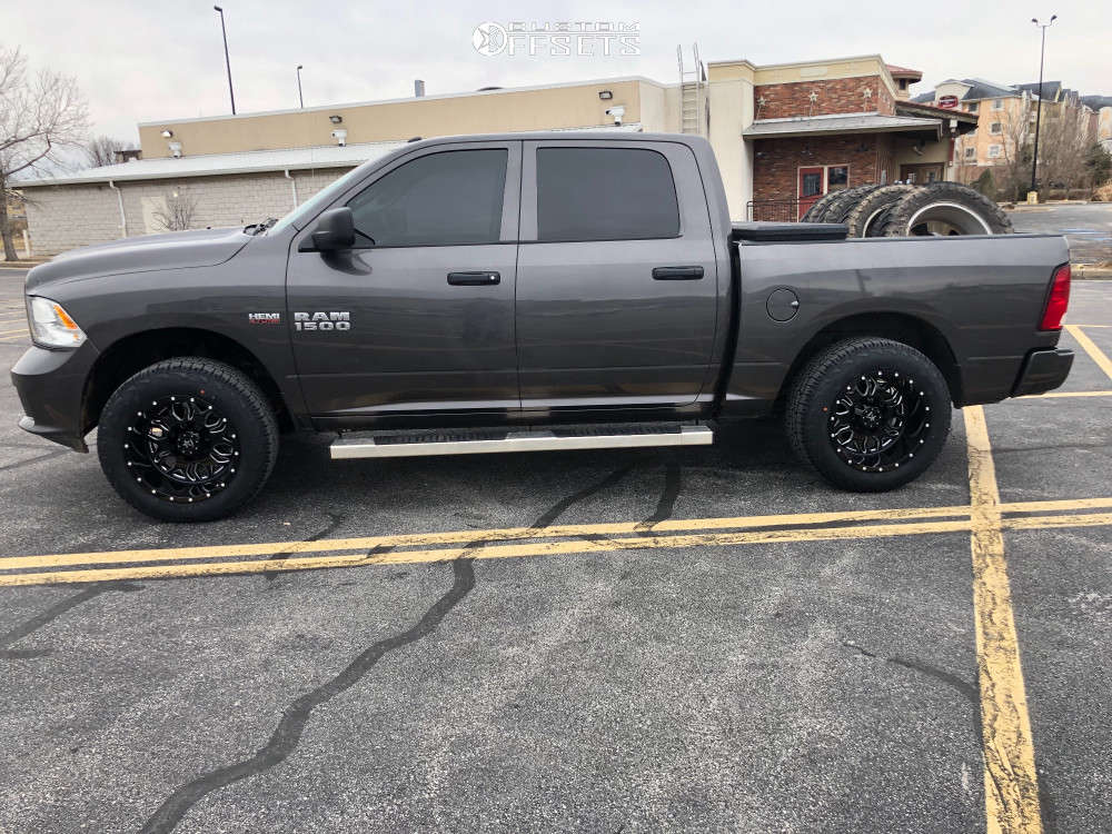 2017 Ram 1500 with 20x12 -44 RBP 87r and 305/55R20 Nexen Roadian At Pro ...